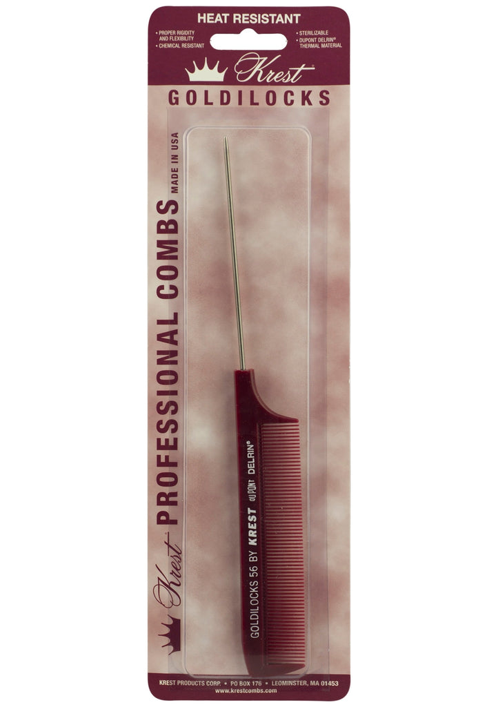 Krest Goldilocks No. 56 Metal Tail Comb 23cm – AbsoluteSkin
