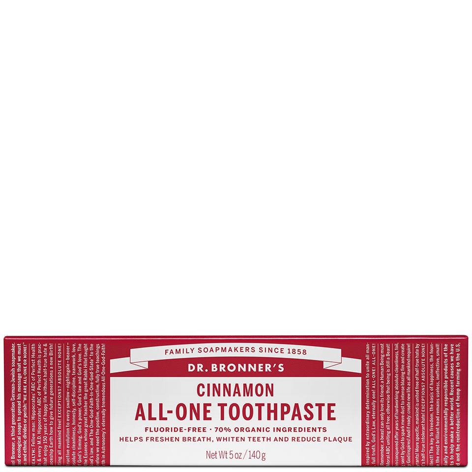Dr. Bronner's Cinnamon Toothpaste - 140g | Absolute Skin – AbsoluteSkin