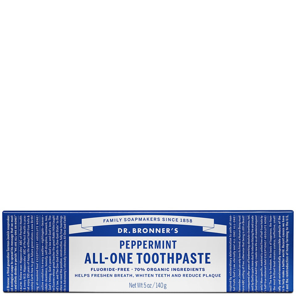 Dr. Bronner's Peppermint Toothpaste - 140g – AbsoluteSkin