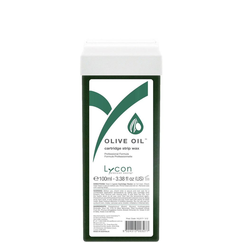 Lycon Olive Oil Cartridge Strip Wax 100ml | Absolute Skin – AbsoluteSkin