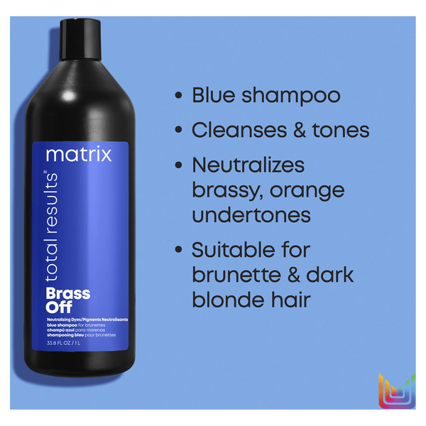 Matrix Brass Off Blue Toning Shampoo 1L | Absolute Skin – AbsoluteSkin