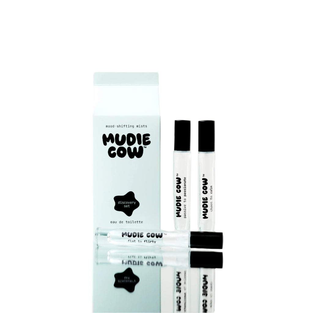 Mudie Cow Discovery Set - 3 x 10ml Travel Minis – AbsoluteSkin
