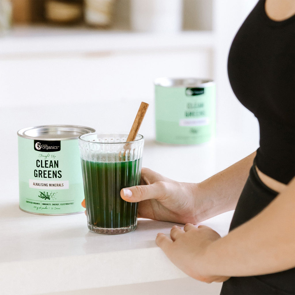 Nutra Organics Clean Greens 200g - Energize Naturally – AbsoluteSkin