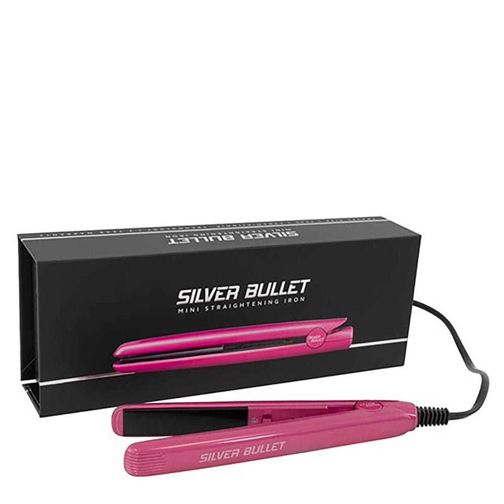 Silver Bullet Mini Hair Straighteners - Pink – AbsoluteSkin